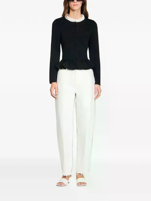 Sandro Victorian Collar Cardigan