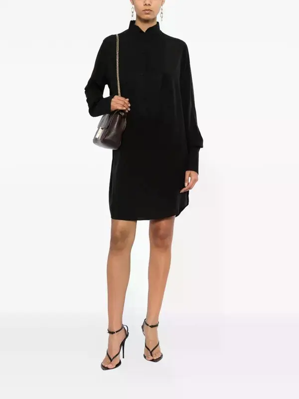 TOM FORD Buttoned Shirt Dress - Black