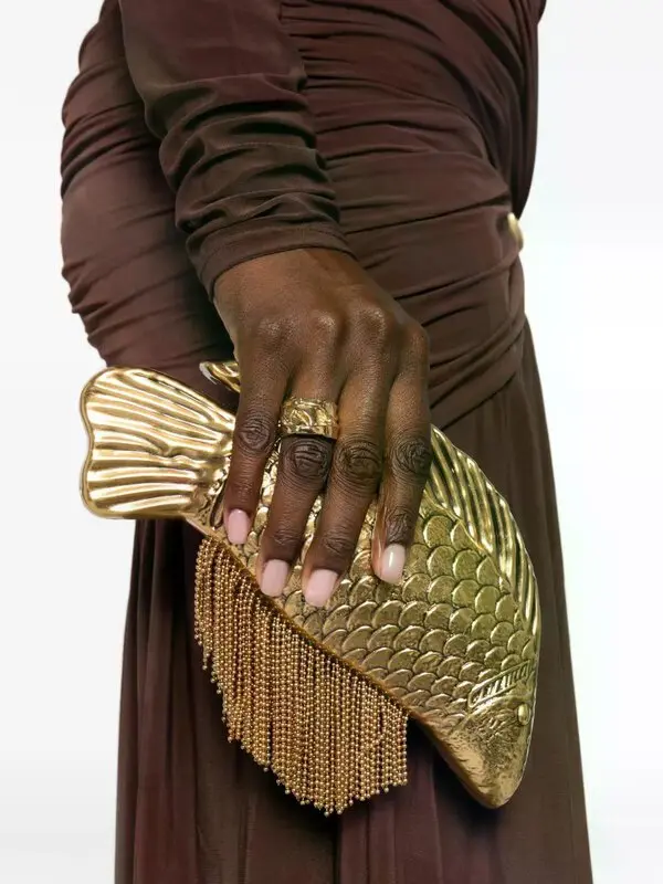 Cult Gaia Neemo Fish-shaped Clutch Bag