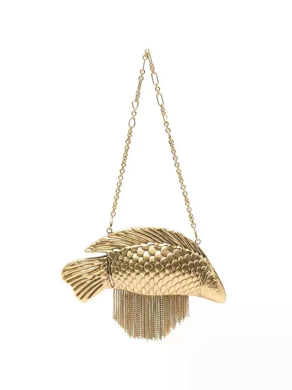 Cult Gaia Neemo Fish-shaped Clutch Bag - Gold