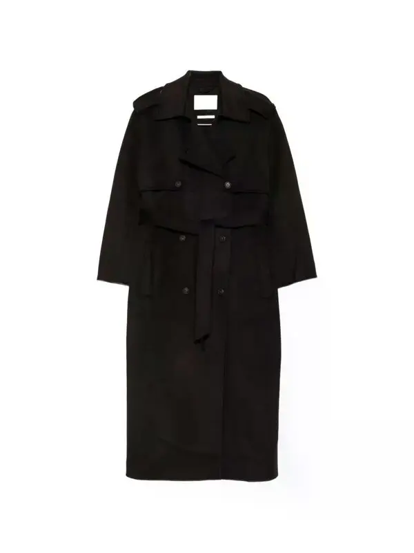 IVY OAK Belted Double-breasted Coat