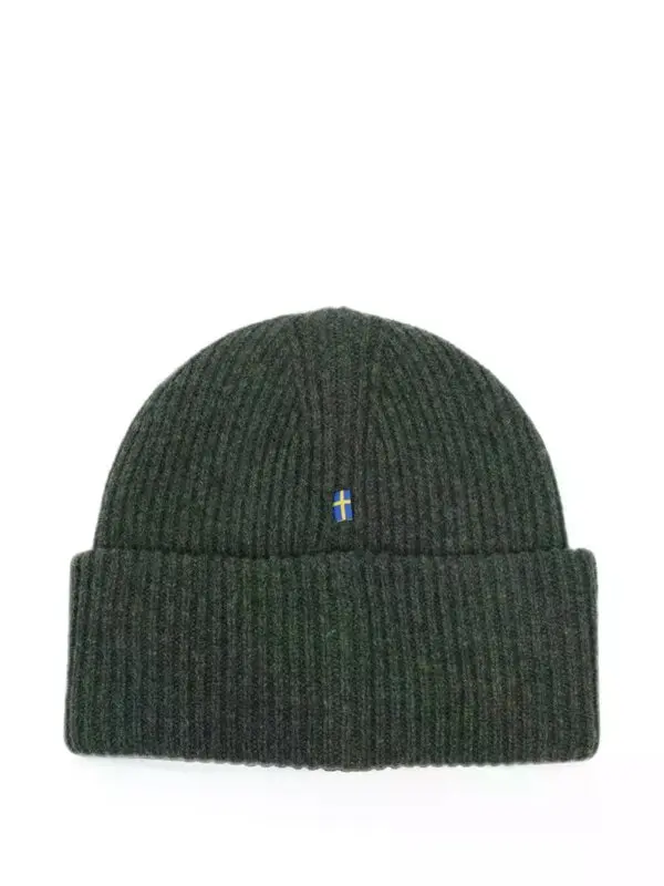 Fjallraven 1960 Logo-patch Beanie Hat - Green