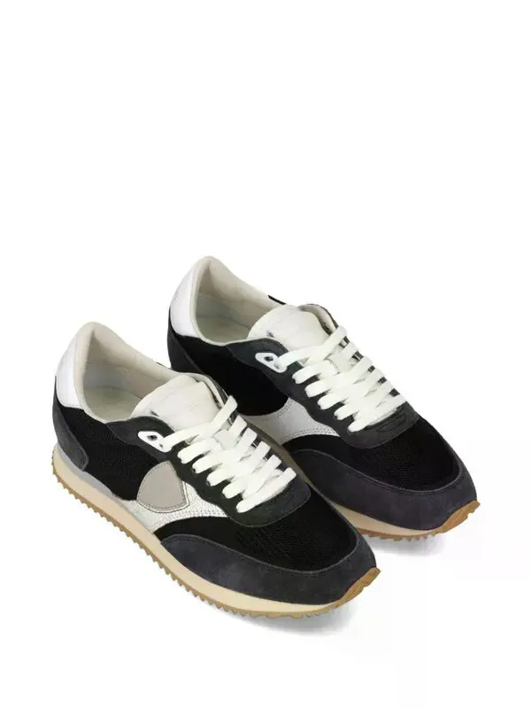 Philippe Model Blville Panelled Low Trainers - Black