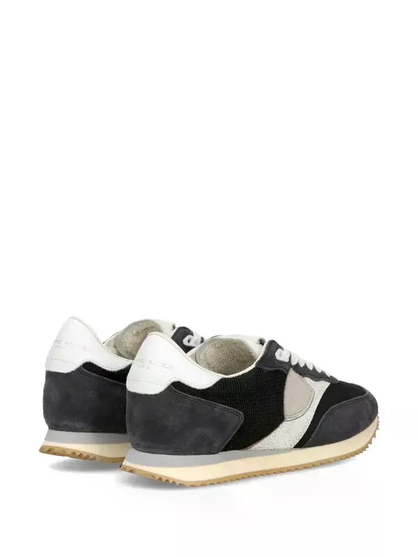 Philippe Model Blville Panelled Low Trainers - Black