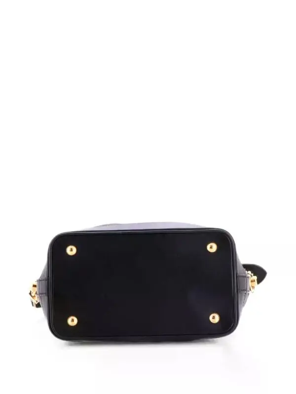 LOUIS VUITTON Cruiser Handbag Leather Pm Bucket Bag - Black