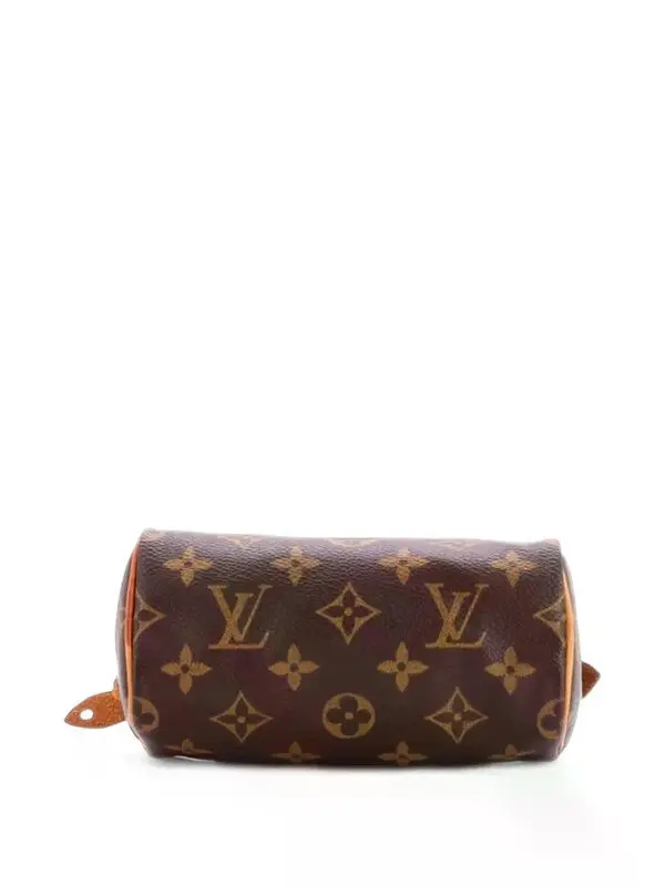 LOUIS VUITTON Speedy Mini Hl Handbag Monogram Canvas Satchel