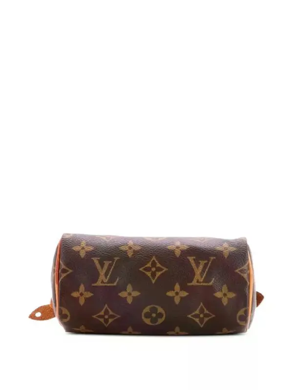 LOUIS VUITTON Speedy Mini Hl Handbag Monogram Canvas Satchel