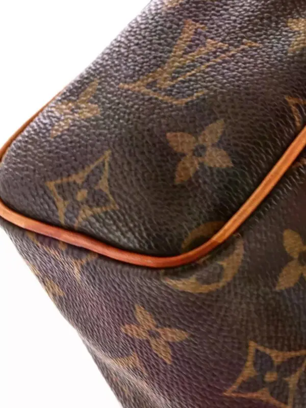 LOUIS VUITTON Speedy Mini Hl Handbag Monogram Canvas Satchel