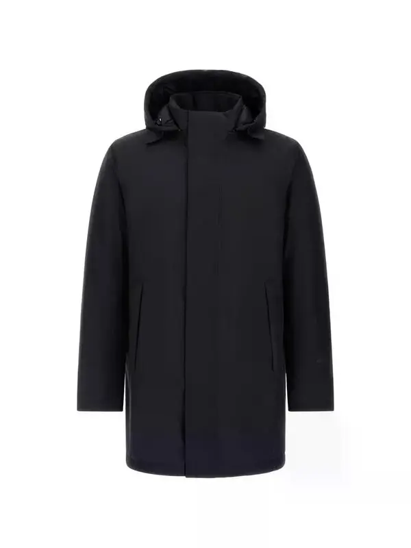 Herno Gore-tex® Hooded Single-breasted Coat
