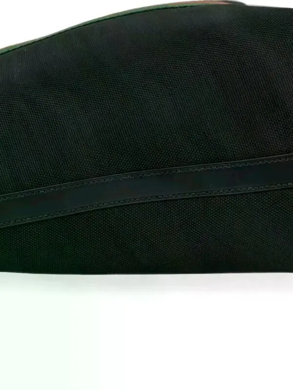 Gucci 2016-2026 Canvas Techno Web Vertical Zip Tote Satchel