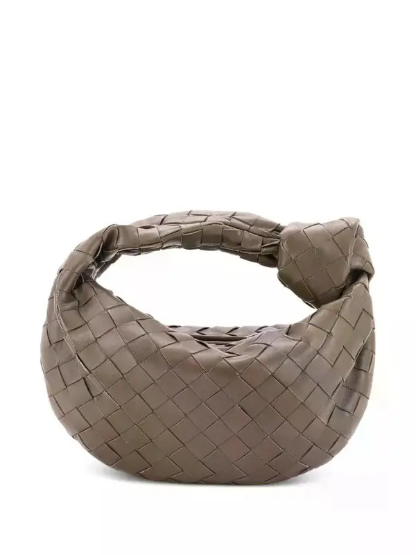 Bottega Veneta Bv Jodie Intrecciato Nappa Mini Hobo Bag - Green