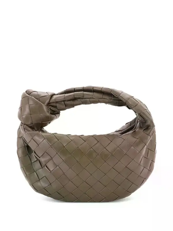 Bottega Veneta Bv Jodie Intrecciato Nappa Mini Hobo Bag - Green
