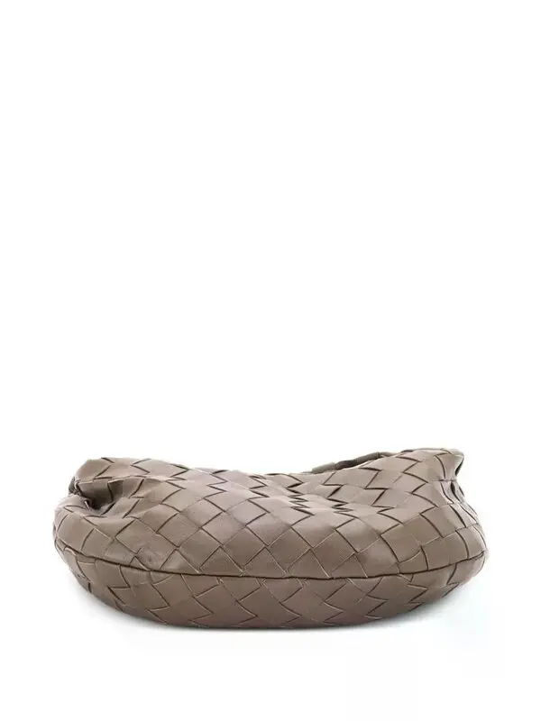 Bottega Veneta Bv Jodie Intrecciato Nappa Mini Hobo Bag - Green