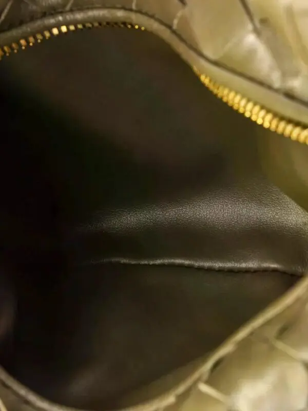 Bottega Veneta Bv Jodie Intrecciato Nappa Mini Hobo Bag - Green