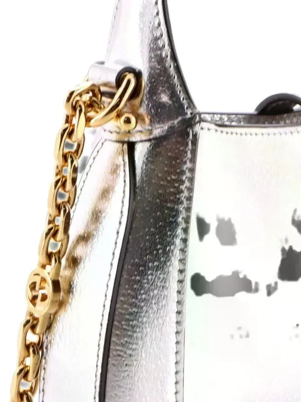 Gucci Jackie 1961 Chain Leather Mini Hobo Bag