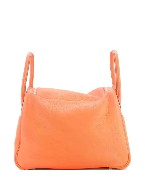 Hermès Lindy Bag Clemence 30 Shoulder Bag - Orange