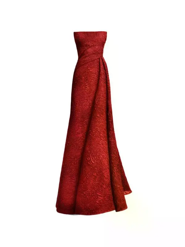 GEMY MAALOUF Strapless Draped Dress
