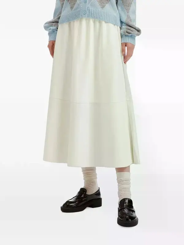 B+AB Elasticated-waistband Panelled Skirt