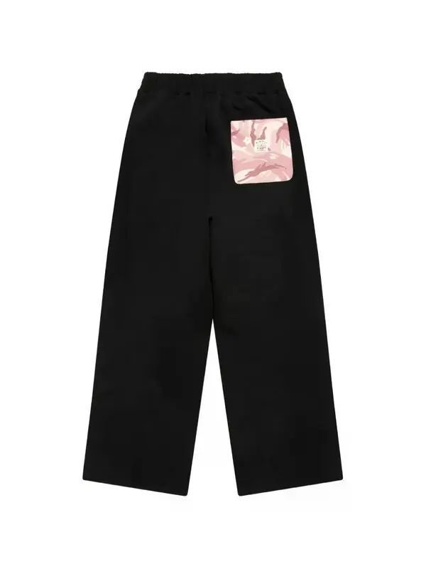 AAPE BY *A BATHING APE Floral-embroidered Camouflage-patch Track Pants