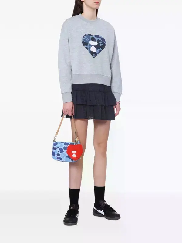 AAPE BY *A BATHING APE Camo-heart Sweatshirt
