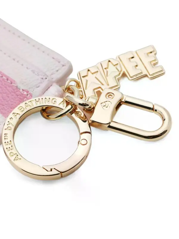 AAPE BY *A BATHING APE Logo-charm Cardholder