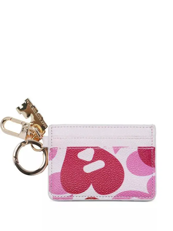 AAPE BY *A BATHING APE Logo-charm Cardholder - White