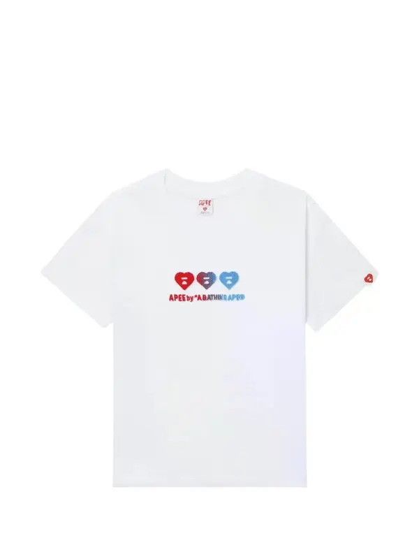 AAPE BY *A BATHING APE Logo-embroidered T-shirt