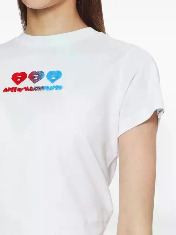 AAPE BY *A BATHING APE Logo-embroidered T-shirt