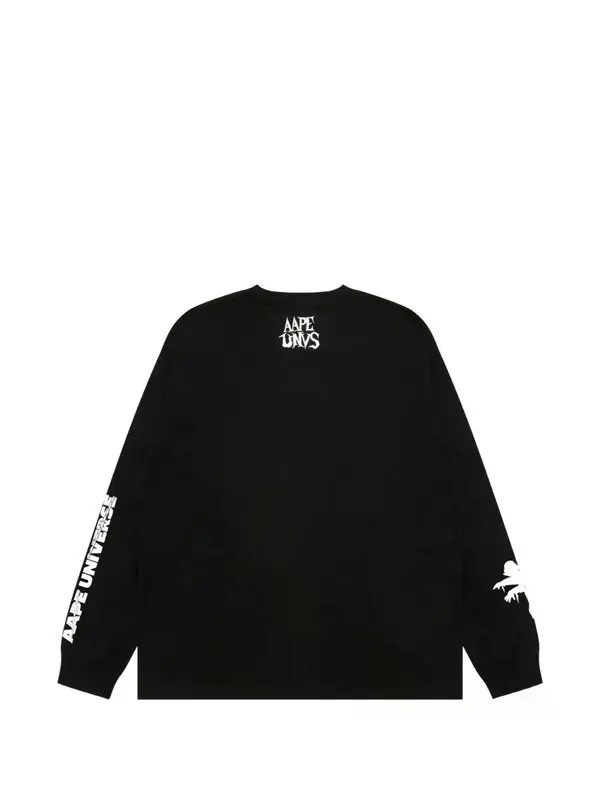 AAPE BY *A BATHING APE Logo-print Long-sleeve T-shirt