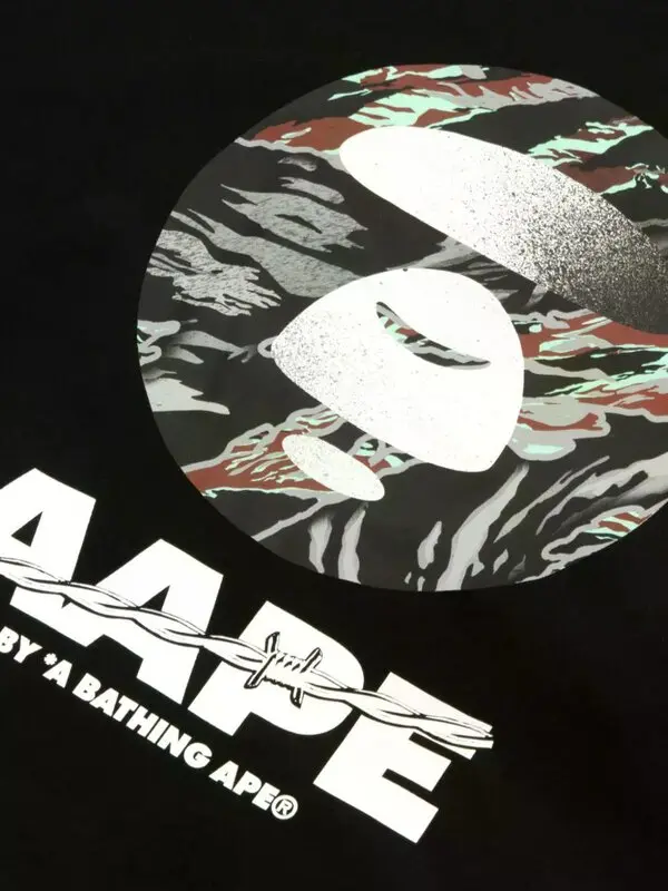 AAPE BY *A BATHING APE Logo-print Long-sleeve T-shirt