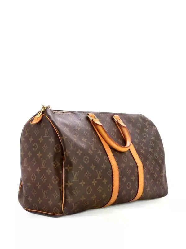 LOUIS VUITTON Keepall Bag Monogram Canvas 45 Satchel
