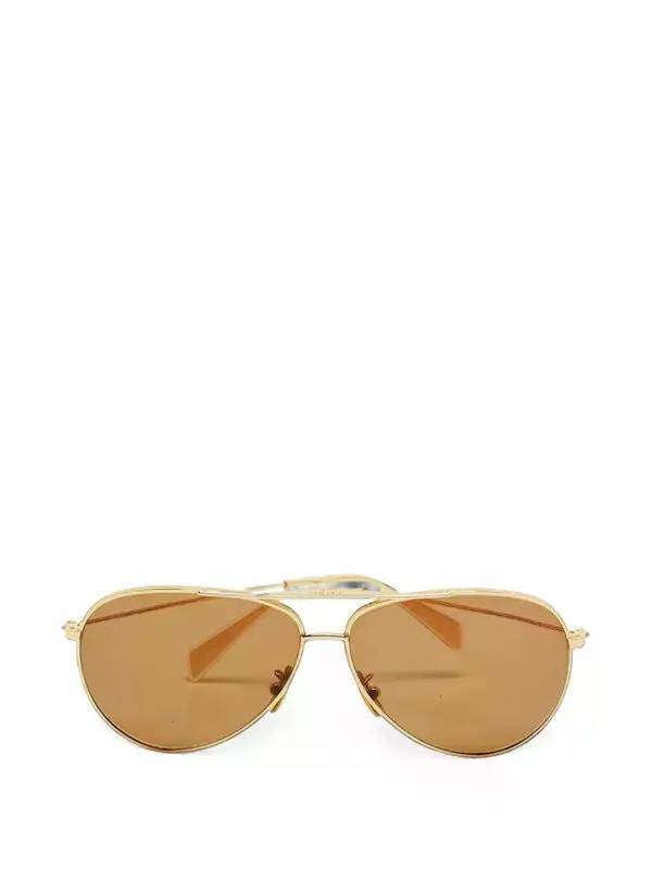 Celine Pilot-frame Sunglasses - Gold