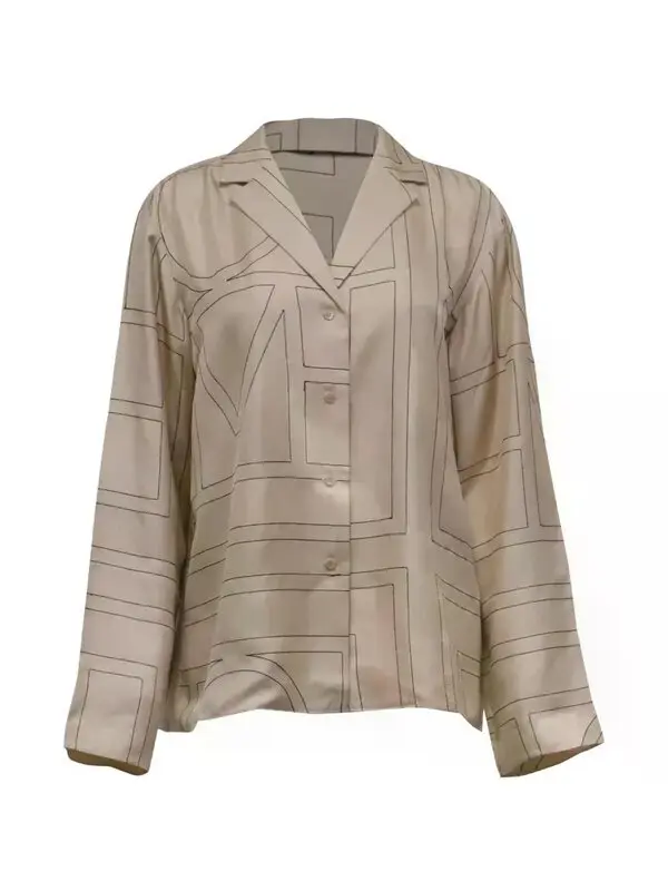 TOTEME Embroidered-detail Shirt - Neutrals