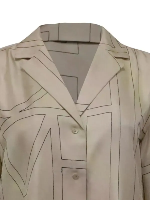 TOTEME Embroidered-detail Shirt - Neutrals