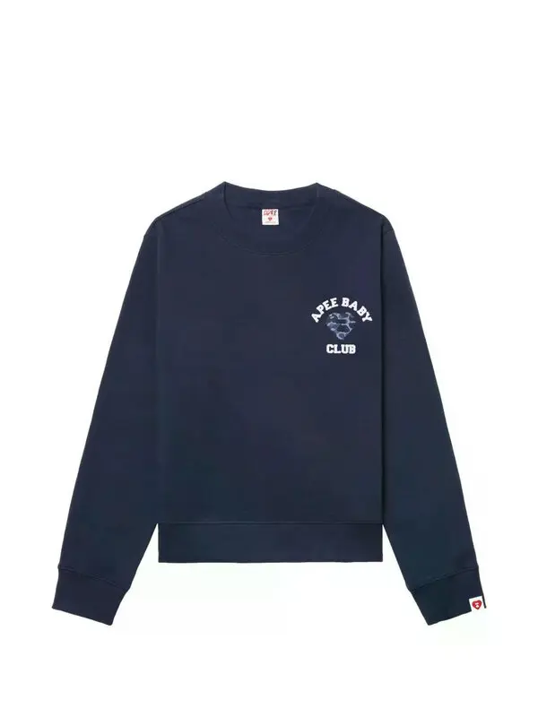 AAPE BY *A BATHING APE Logo-print Sweatshirt - Blue