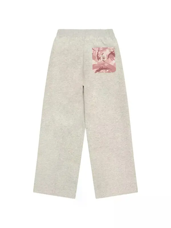 AAPE BY *A BATHING APE Moonface Floral-embroidered Track Pants