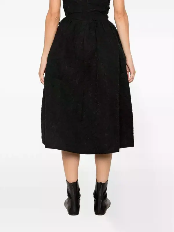 Cecilie Bahnsen Bala Textured Midi Skirt