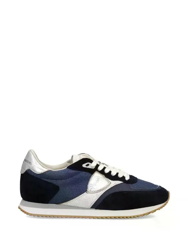 Philippe Model Blville Metallic Sneakers - Blue