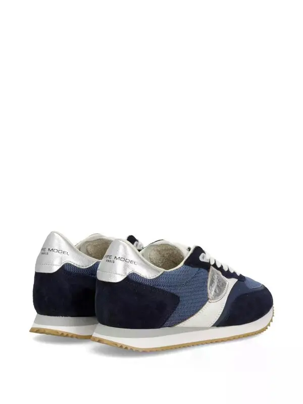 Philippe Model Blville Metallic Sneakers - Blue