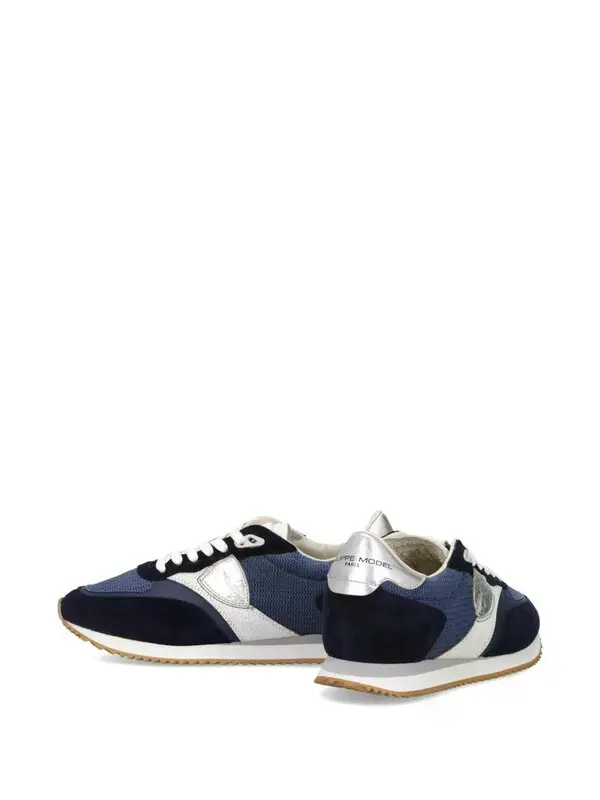 Philippe Model Blville Metallic Sneakers - Blue
