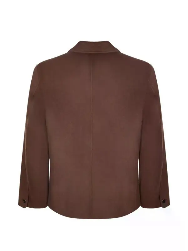 AMARANTO Buttoned Patch-pocket Shirt