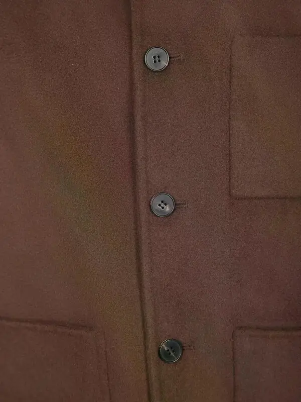 AMARANTO Buttoned Patch-pocket Shirt