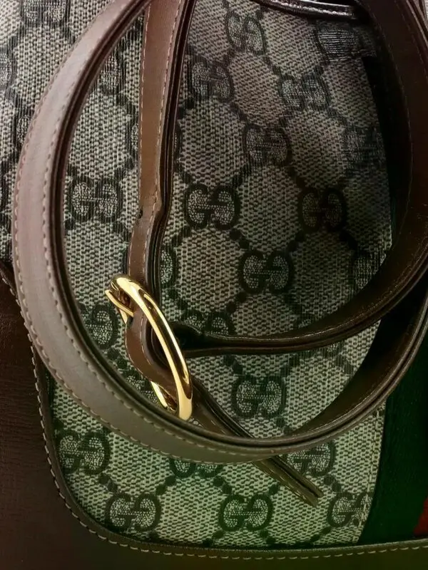 Gucci Jackie 1961 Gg Coated Canvas Small Hobo Bag - Brown