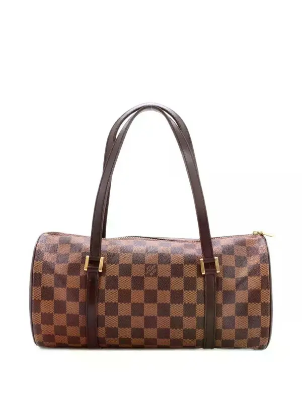 LOUIS VUITTON Papillon Handbag Damier 30 Satchel - Brown