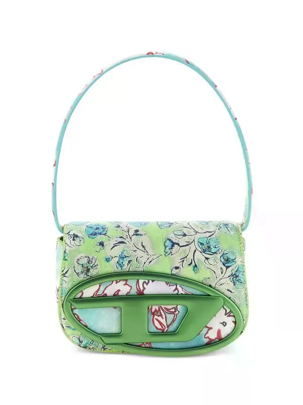 DIESEL® 1dr-iconic Shoulder Bag With Floral Print - Green
