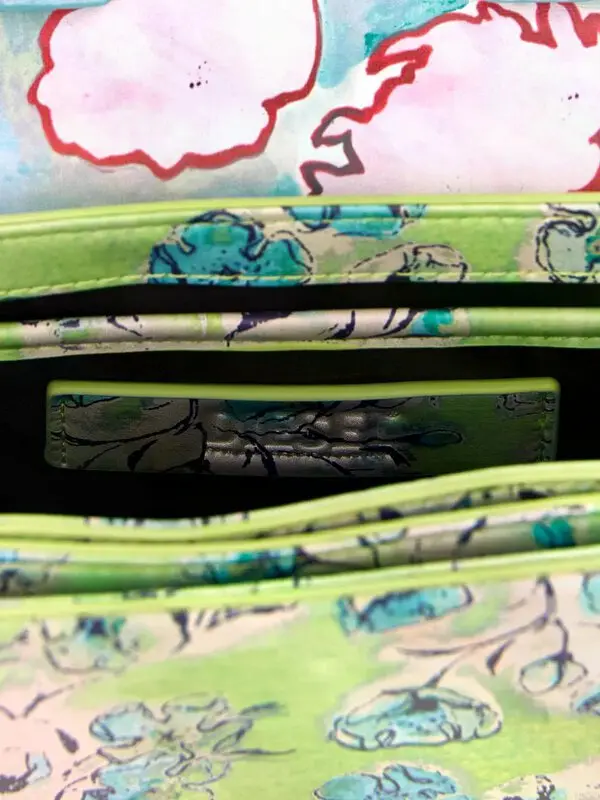 DIESEL® 1dr-iconic Shoulder Bag With Floral Print - Green