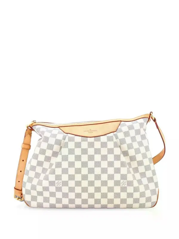 LOUIS VUITTON Siracusa Handbag Damier Mm Shoulder Bag - White