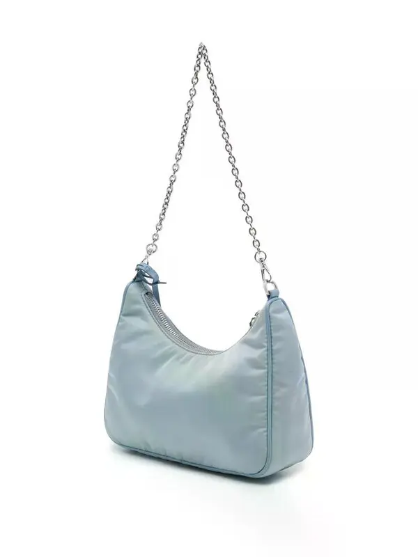 Prada 2019-2026 Saffiano Trimmed Tessuto Re Edition 2005 Satchel