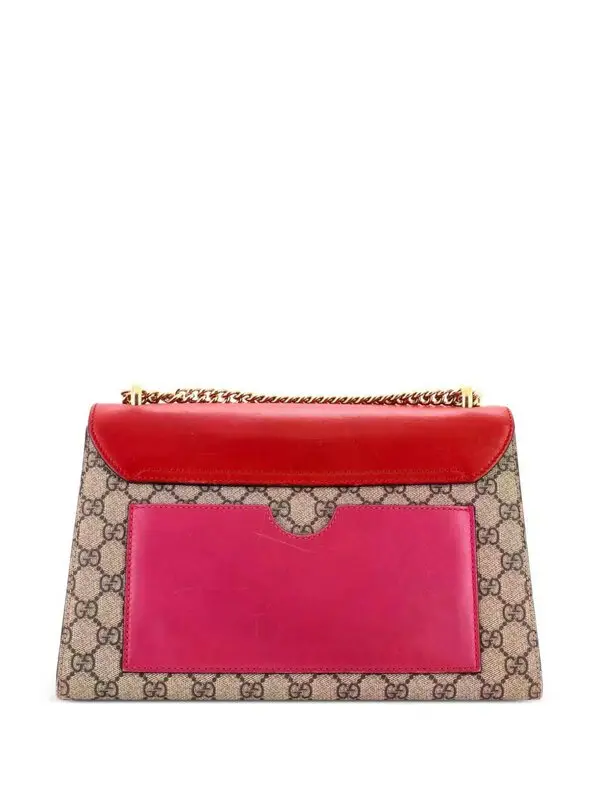 Gucci Padlock Gg Coated Canvas And Leather Medium Shoulder Bag