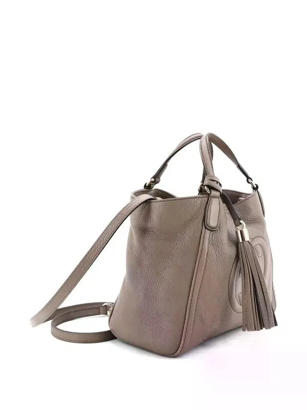 Gucci Soho Convertible Leather Small Shoulder Bag - Brown